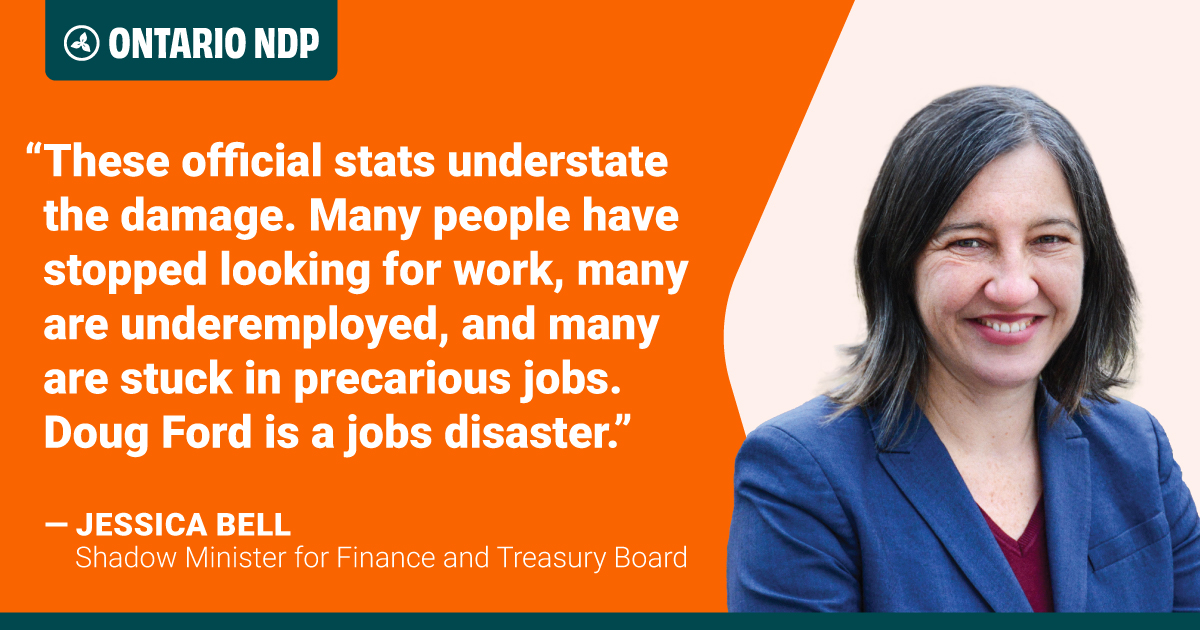 Ontario records second-highest unemployment rate in the country as Ford ...